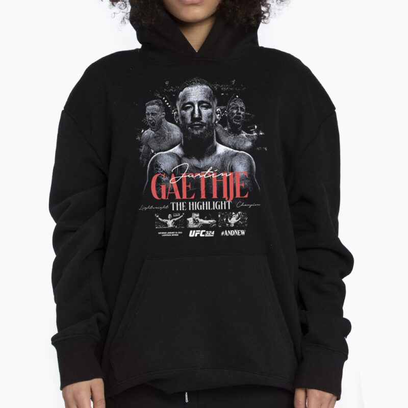 Justin Gaethje MMA Fighter UFC 324 Andnew T-Shirt - TDVibes